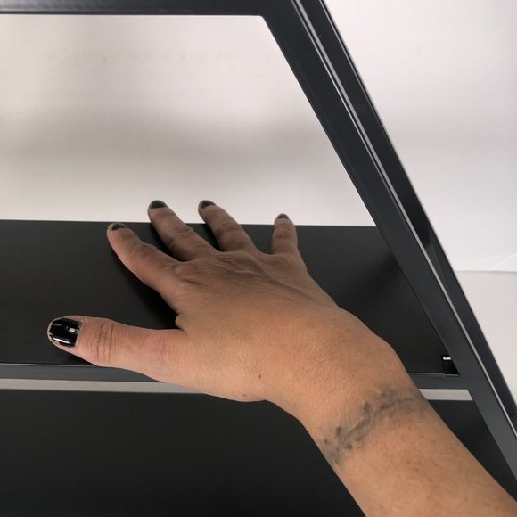 Wall Decor | Black Metal Triangle 3 Shelf Tier Wall Hanging Display ...